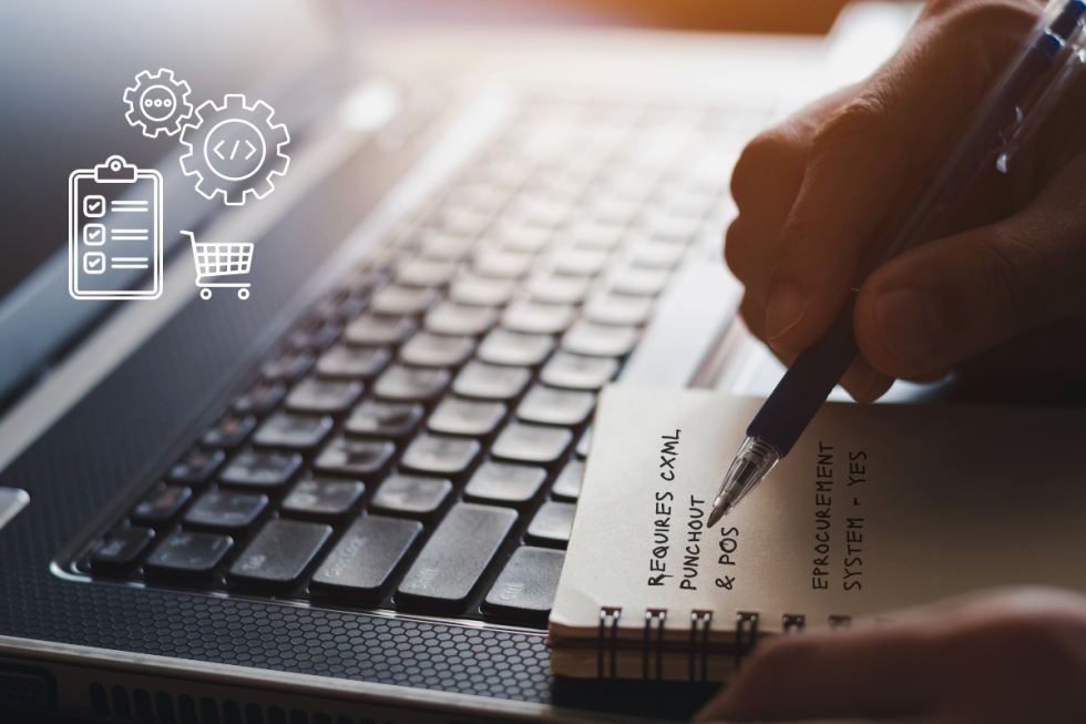 Turn a cXML customer requirement into an opportunity